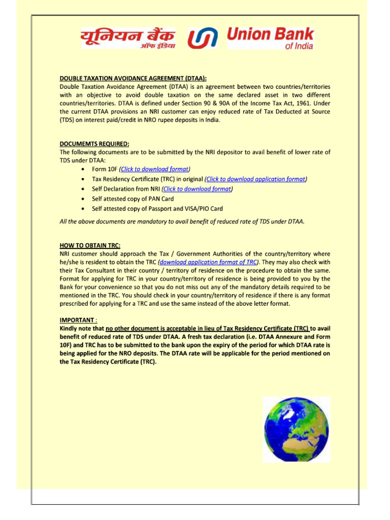 doubletaxationavoidanceagreement(dtaa) | PDF | Taxes