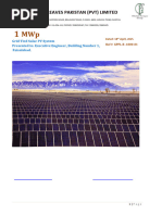 Sample Technical Solar Report | PDF | Photovoltaic System | Photovoltaics