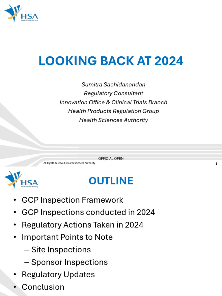 GCP Inspection Metrics 2024 | PDF | Clinical Trial | Institutional ...