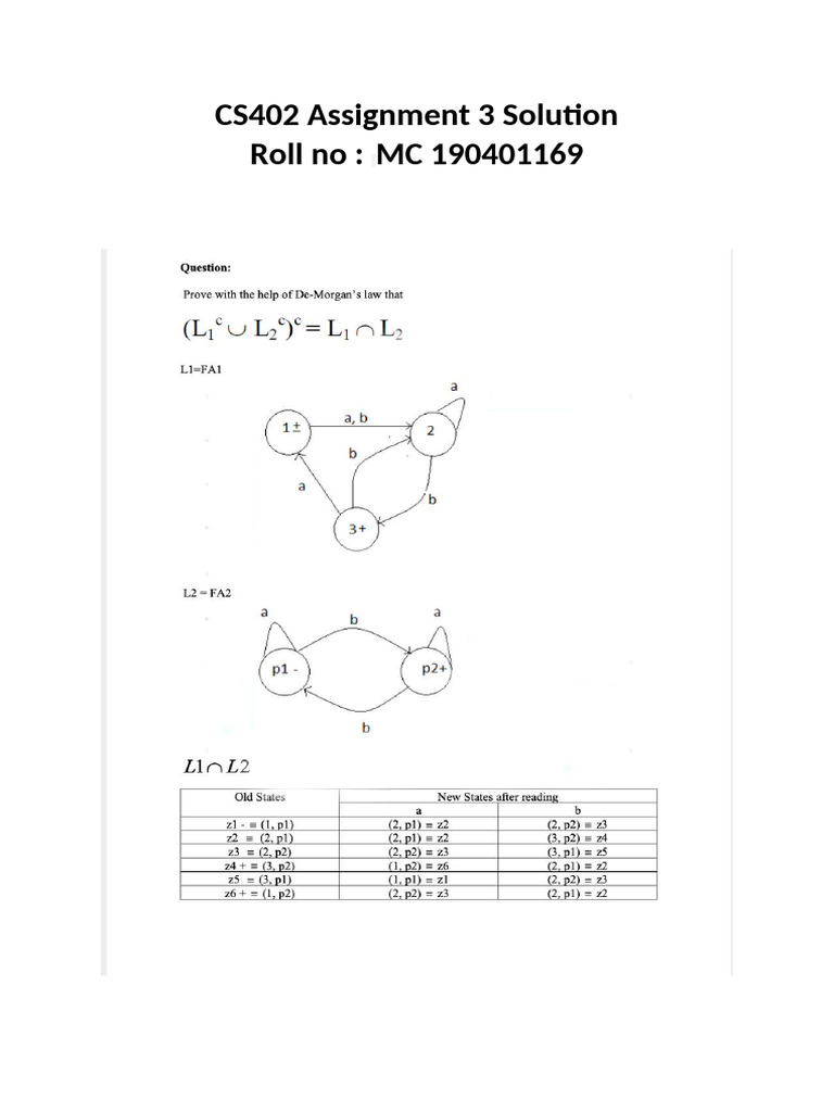Spring 2020 - CS402 - 3 - MC190401169 | PDF