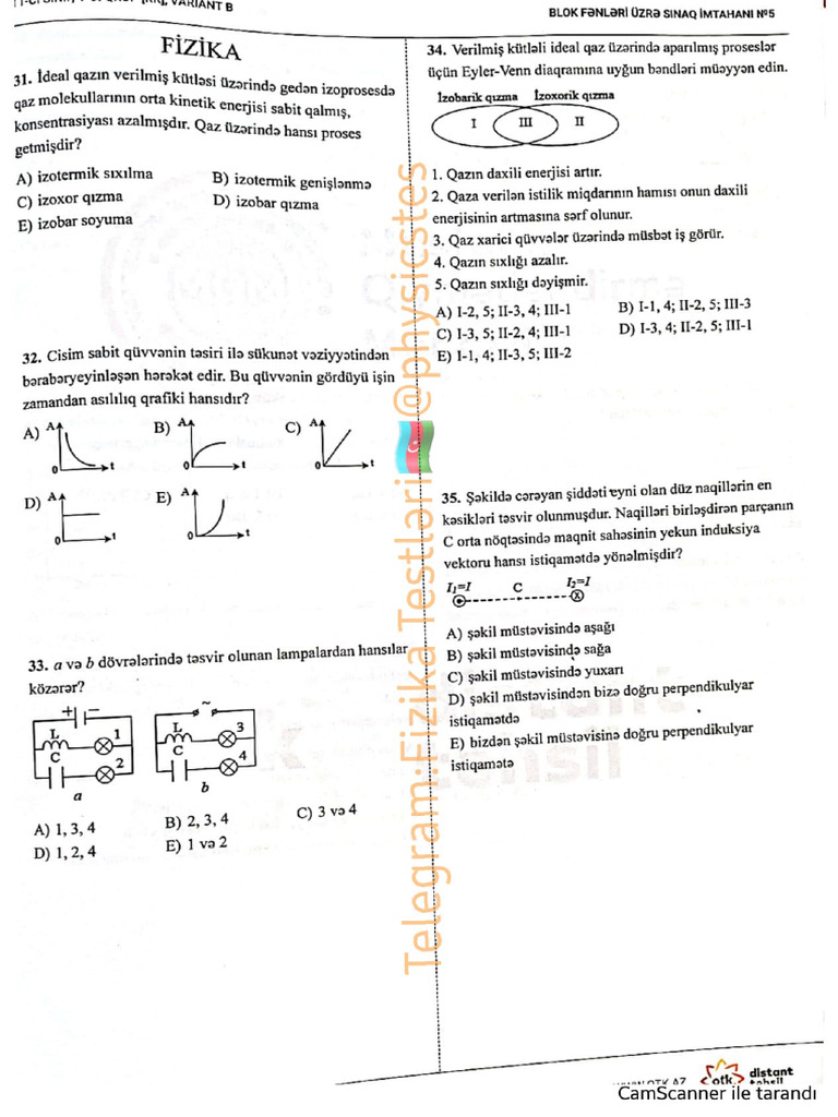 Otk 11 Sinif I Qrup Rİ 18 May 2025 | PDF