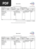 Wipro December 2024 Payslip Details | PDF | Paycheck | Business