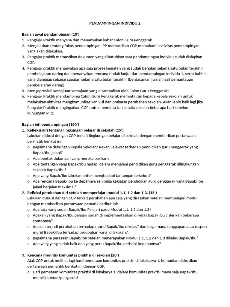 Langkah-Langkah Pi 2 | PDF