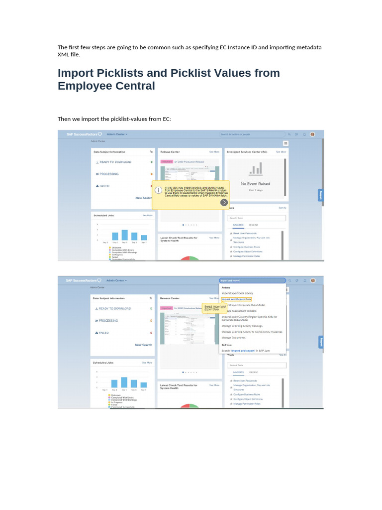 Employee Master Data Replication Steps | PDF