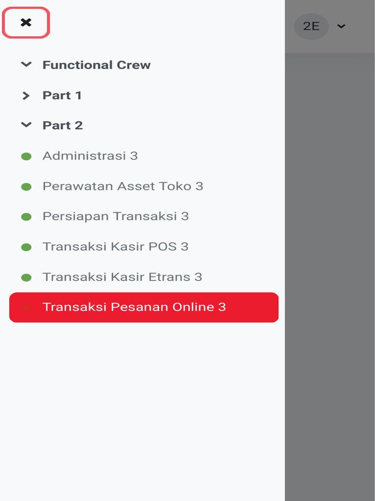 FT Crew Alfamart Periode II 2024 Transaksi Pesanan Online 3 Alfa Learning | PDF