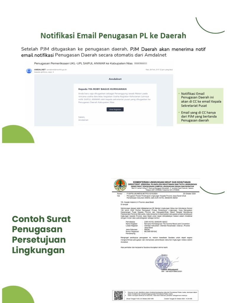 Tata Cara Penggunaan Sistem Informasi Amdalnet Copy 2 | PDF