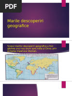 Marile Descoperiri Geografice | PDF