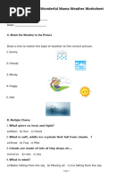 Grade 1 Day and Night Worksheet | PDF