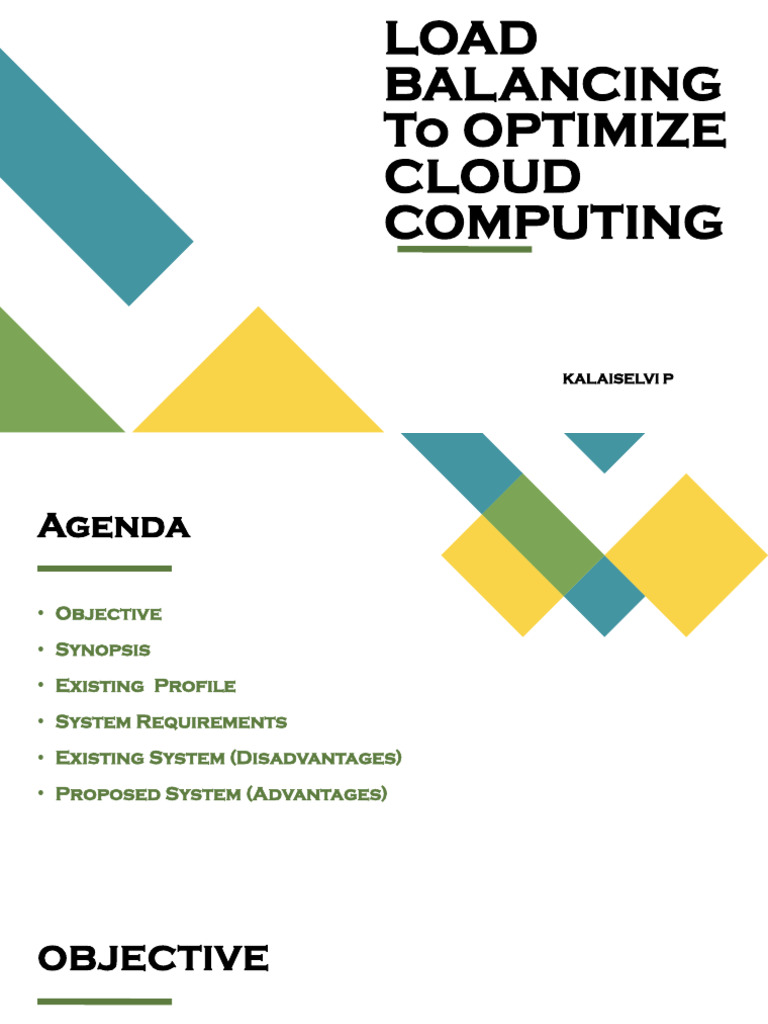 Disadvantages of Cloud Load Balancing | PDF | Load Balancing (Computing ...