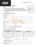 Application Form For New SBI CSP | PDF | Career & Growth | Business