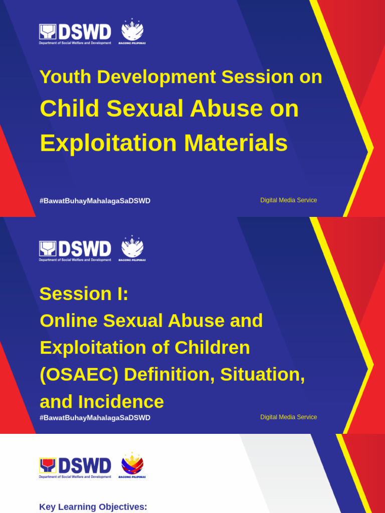 Session 1 Osaec Module | PDF | Consent | Black Market