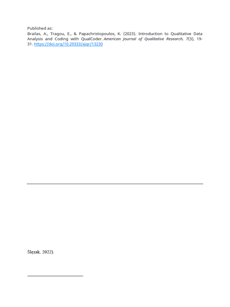 Introduction To Qualitative Data Analysis With QualCoder | PDF | Qualitative Research | Data