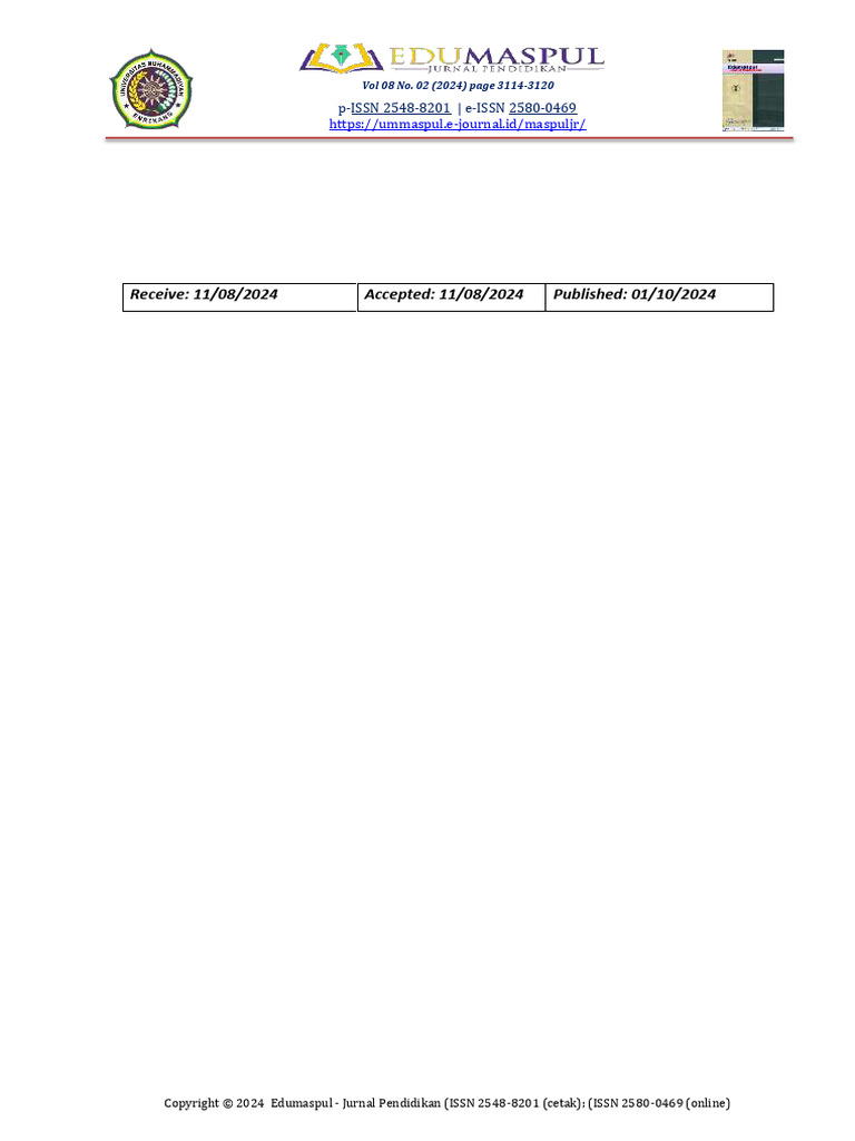 8407-Article Text-17147-1-10-20240904 | PDF | Learning Styles | Learning