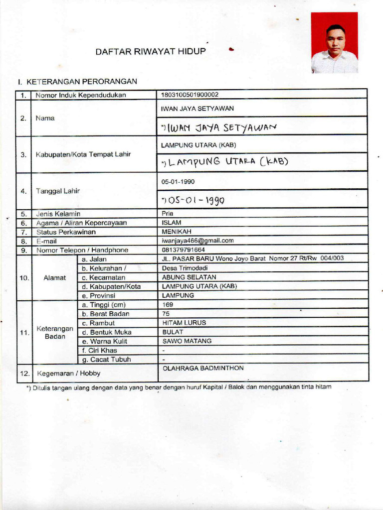 DRH Terbaru Iwan - Compressed | PDF