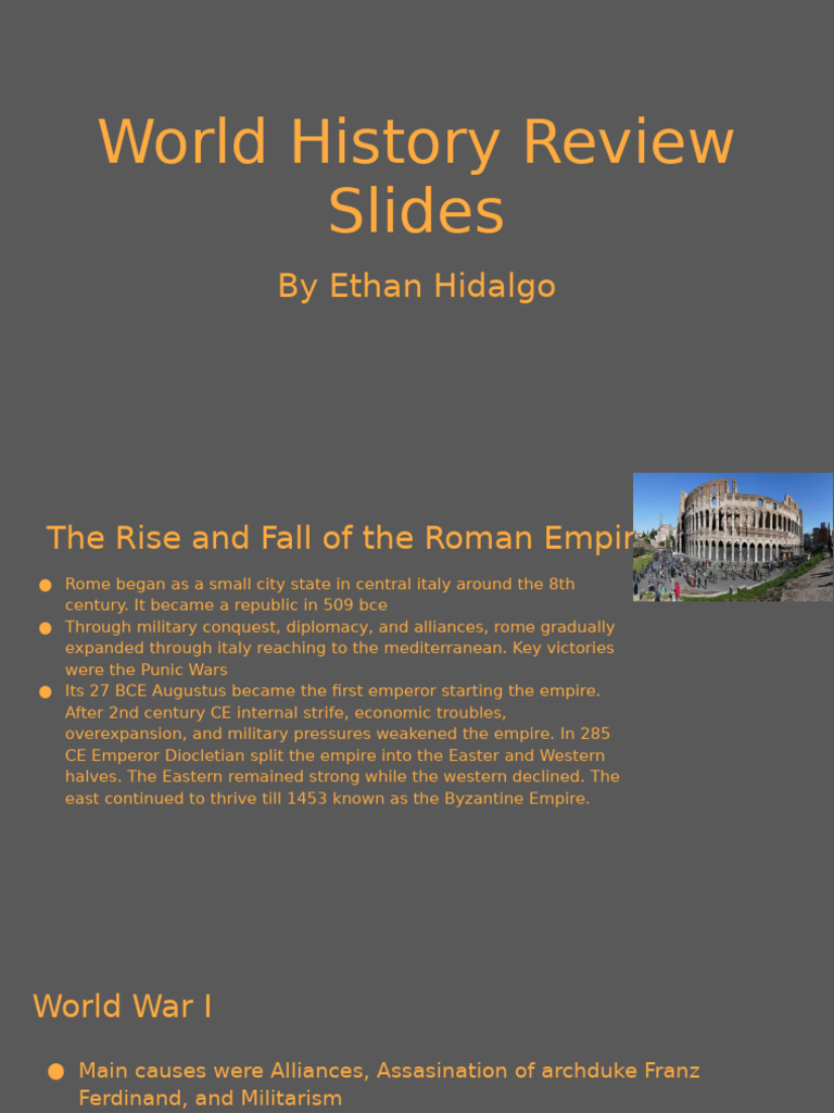 Key Events in World History Review | PDF | French Revolution | Nazi Germany