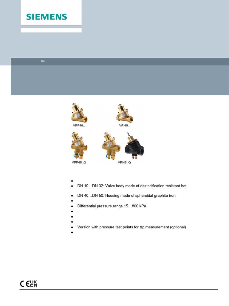 A6V10343683 - Combi Valves PN25 VVP46.. VPI46.. - en | PDF | Valve ...