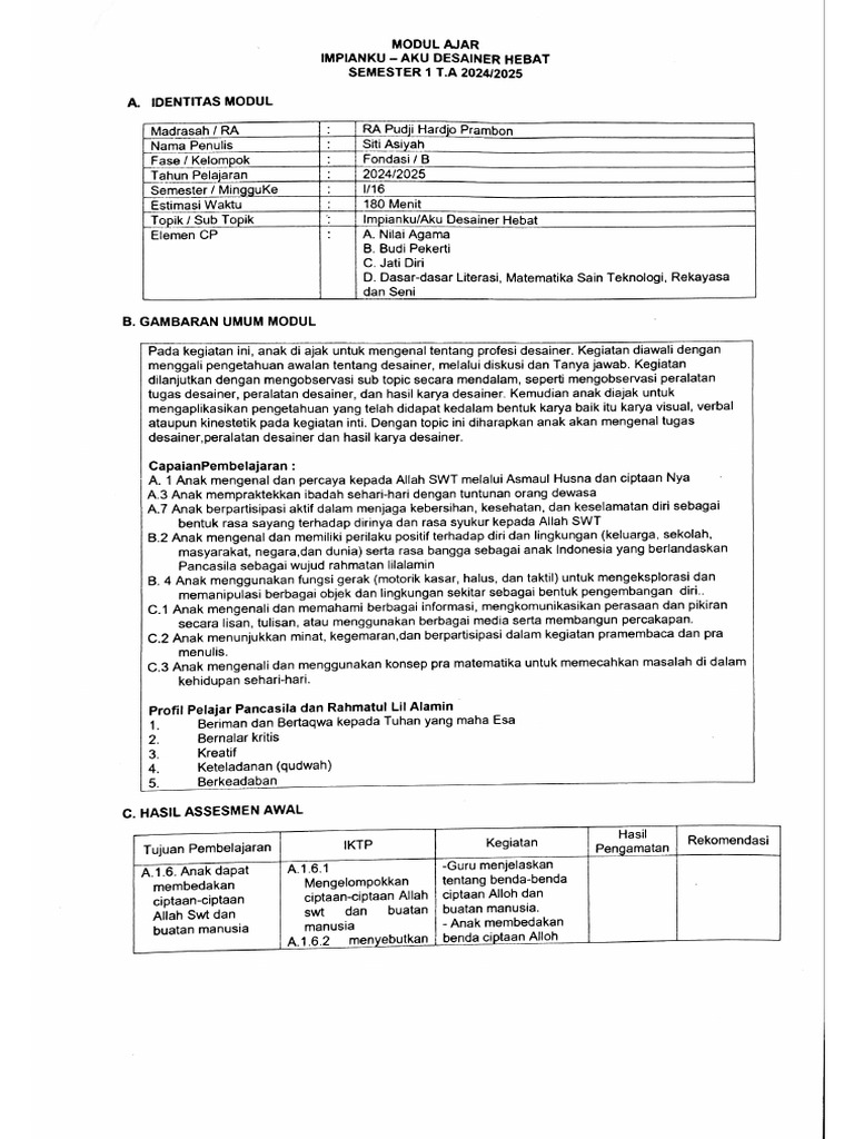 Tugas 1 Metode Pengembangan Kognitif | PDF