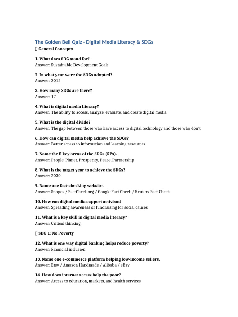 Golden_Bell_Quiz_Full_100_Questions | PDF | Internet Of Things ...
