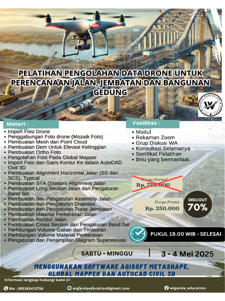 Modul Pertemuan 1 Pengolahan Data Drone Untuk Konstruksi | PDF