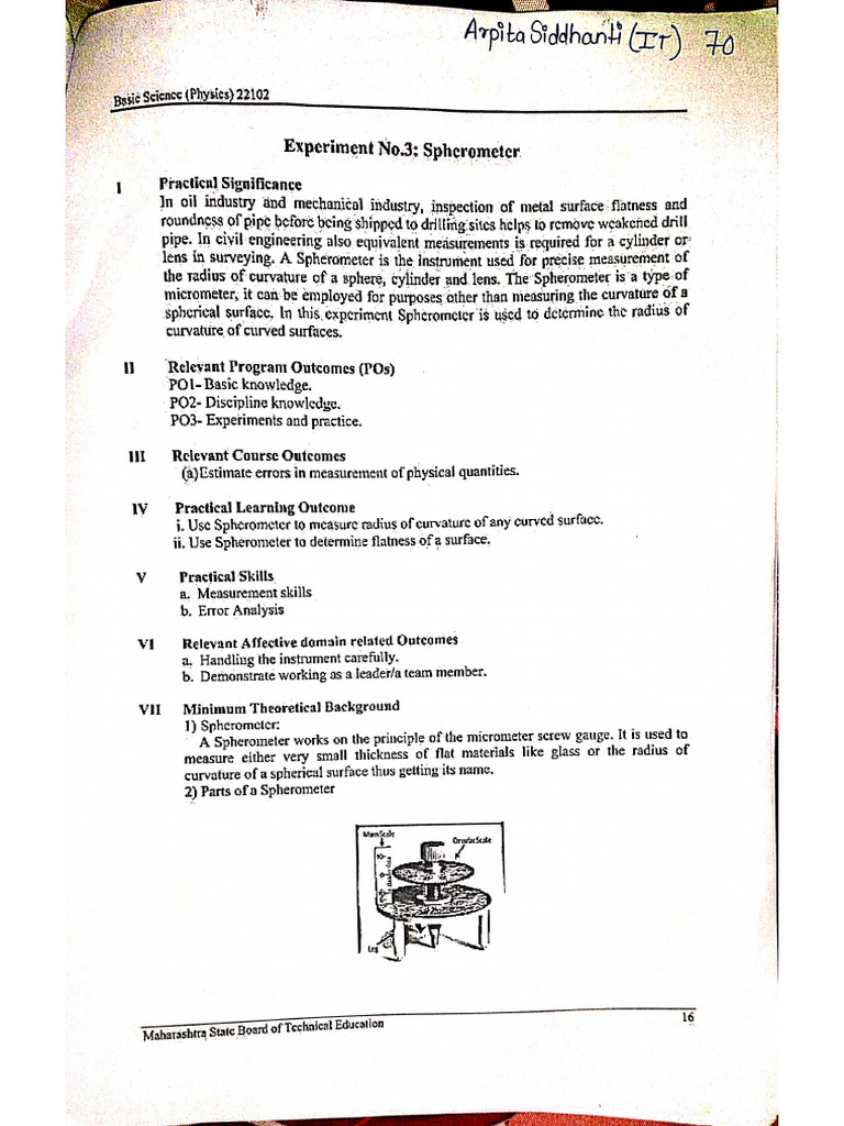 Practical Physics | PDF