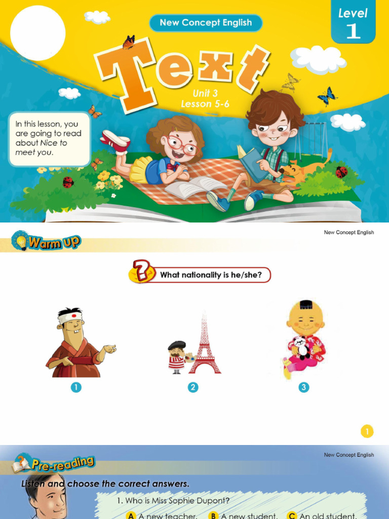 Unit 3 (Lesson 5-6) 课文3 | PDF