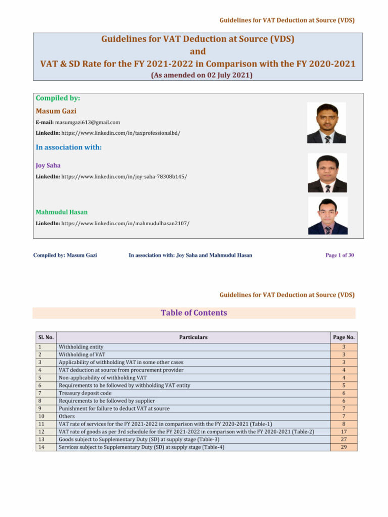 VAT Deduction at Source Guidelines | PDF | Value Added Tax | Textiles