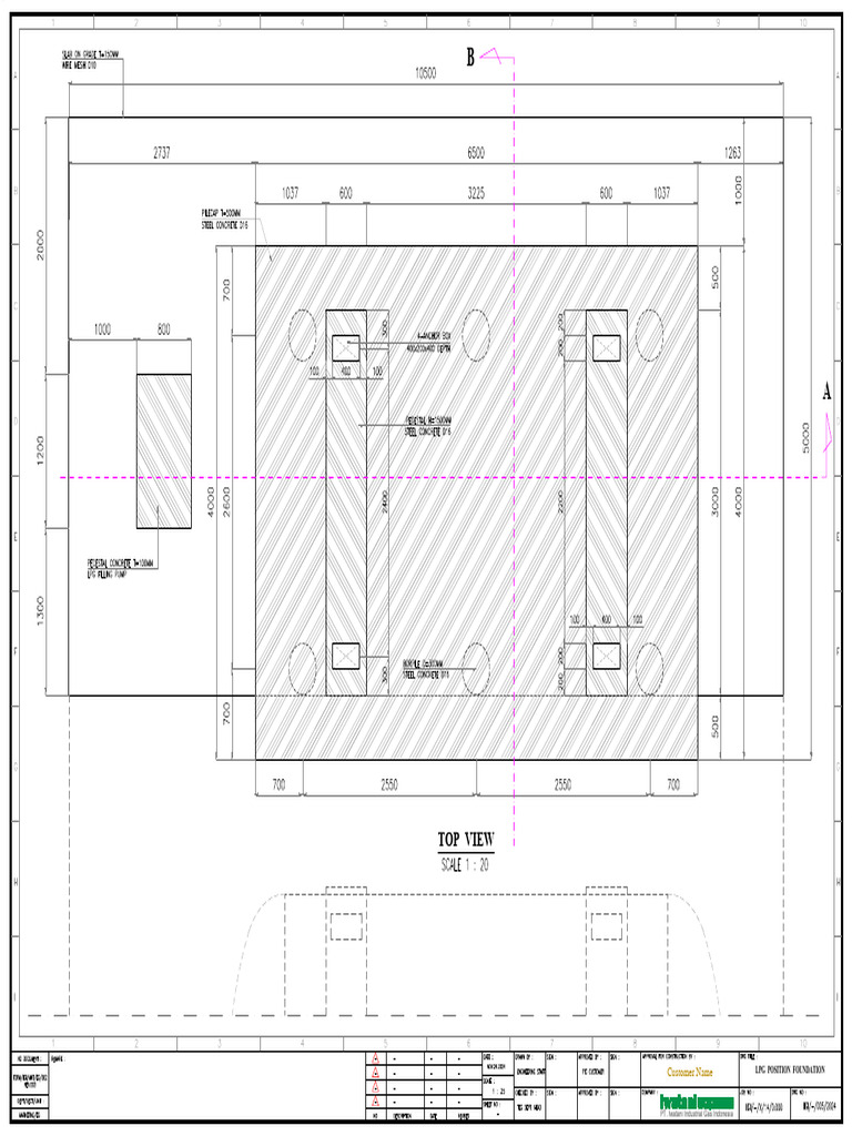 Denah Rencana Balok Elev. 1.5 CST C20T | PDF