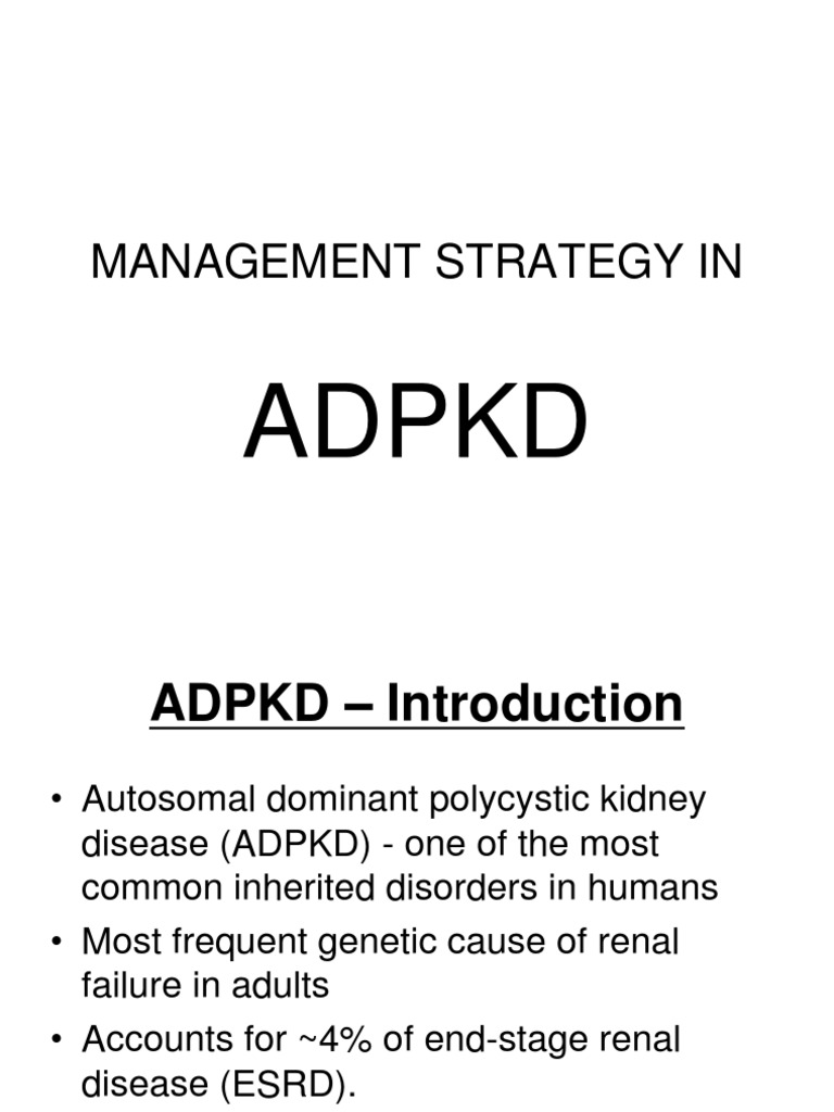 ADPKD | PDF | Chronic Kidney Disease | Kidney