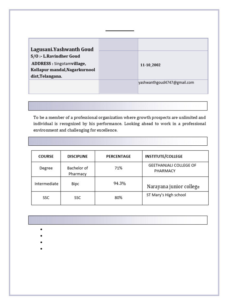 Bharath Resume | PDF