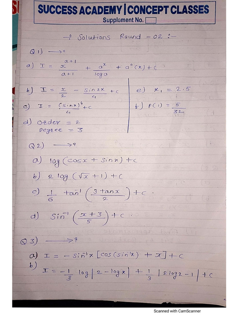 M2 Final Round 2 Answers | PDF