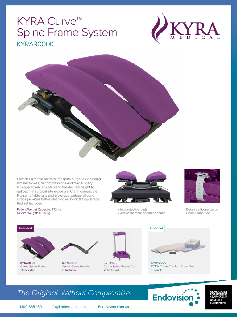 KYRA Curve Spine Frame System | PDF