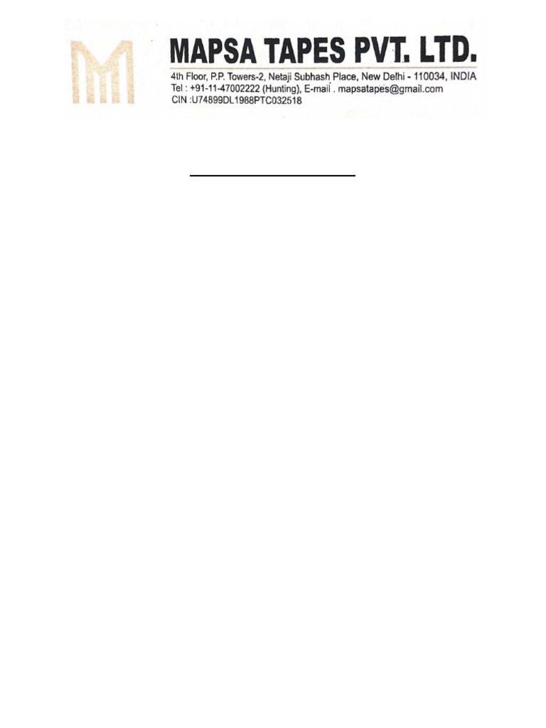 Mapsa Experience | PDF