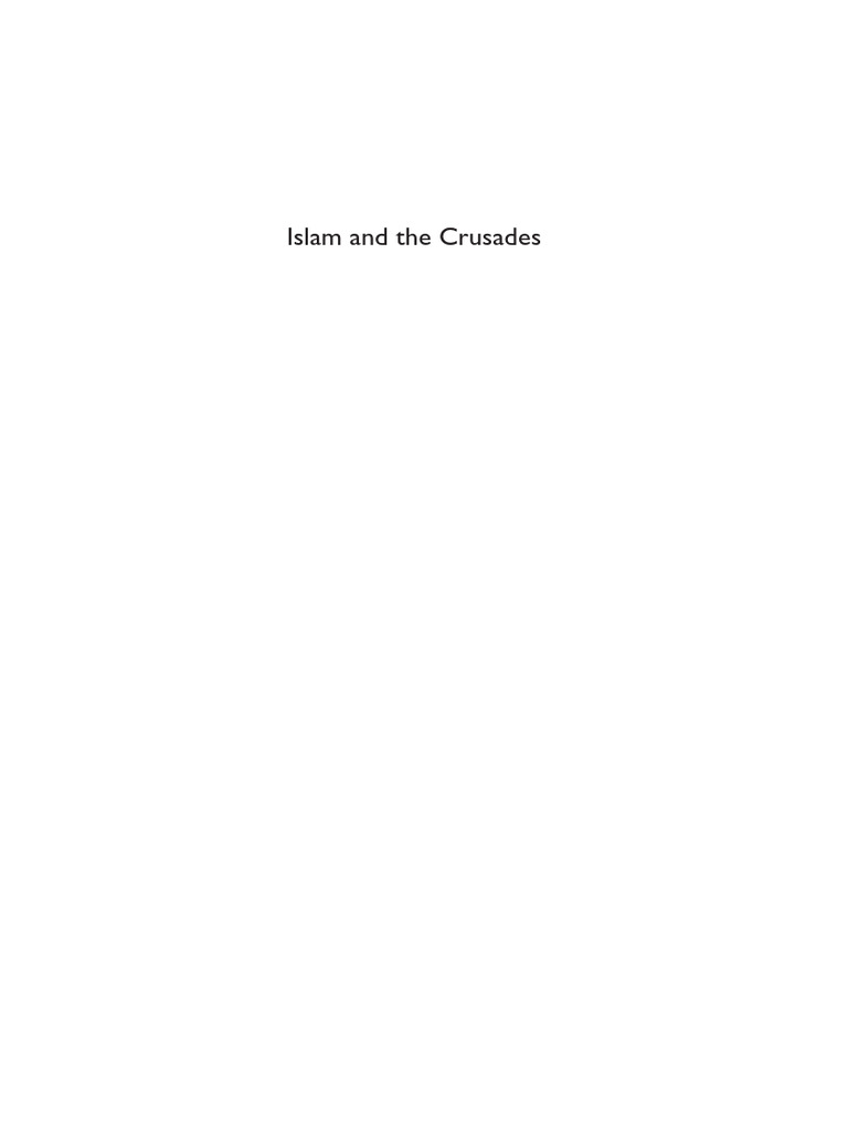 OceanofPDF - Com Islam and The Crusades - Carole Hillenbrand | PDF ...