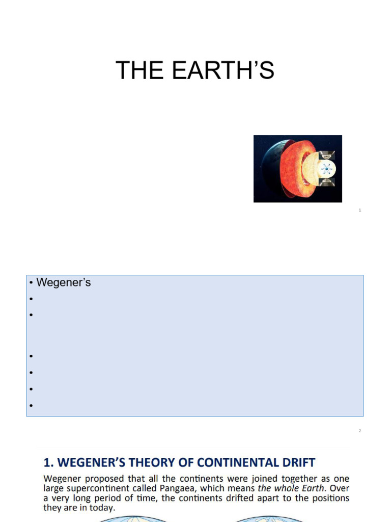 U1-2Geo - THE EARTH'S MOVEMENTS | PDF | Plate Tectonics | Fault (Geology)