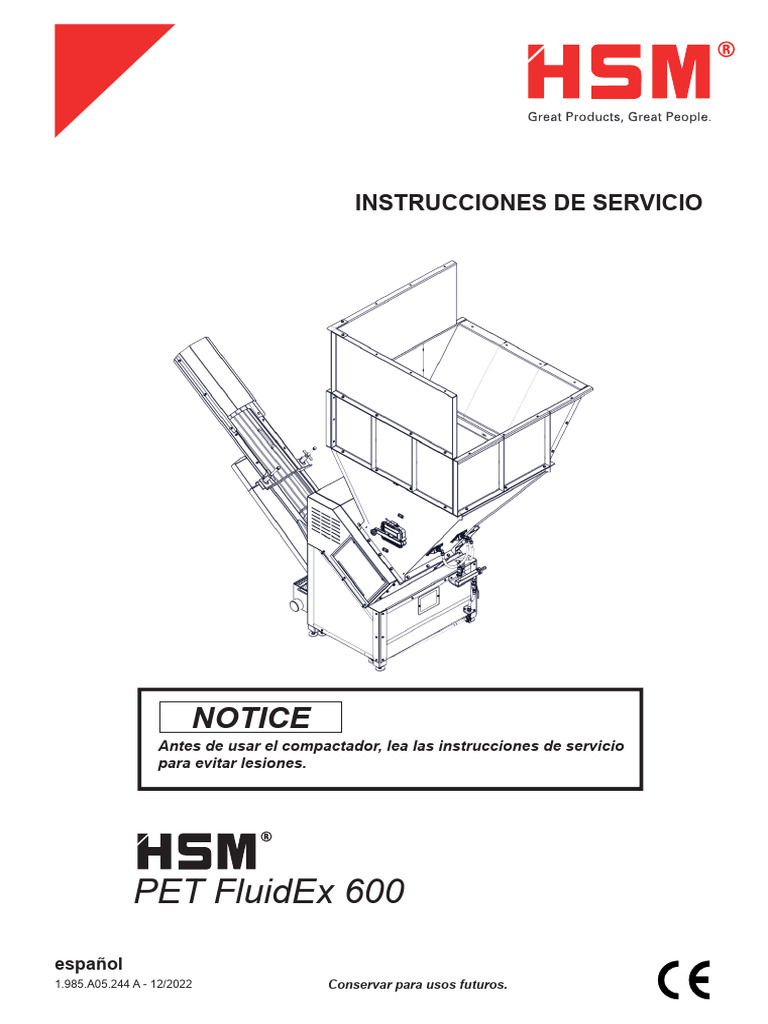 Instrucciones de Servicio FluidEx 600 | PDF | Residuos | Cambiar