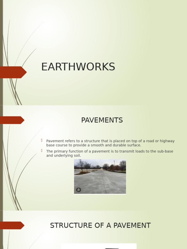 Earthworks 103005 | PDF | Road Surface | Concrete