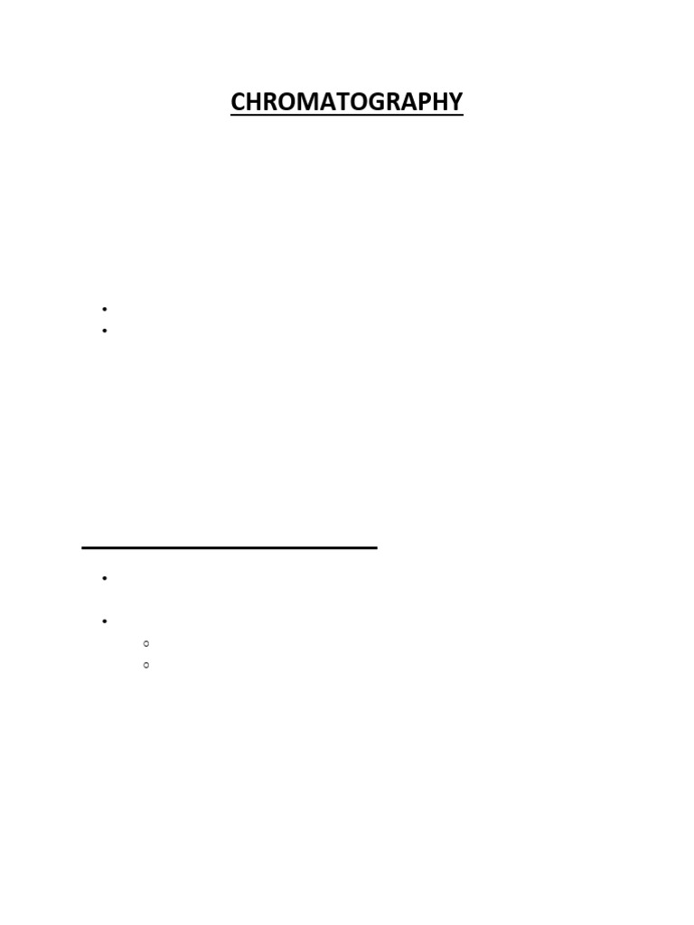 Chromatography, Paper and Ion Exchange | PDF | Chromatography | Elution