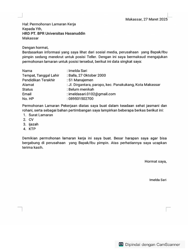 TL - Imelda Sari | PDF