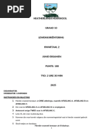 AFRIKAANS FAL Paper 1 Grade 10 June Exams QP | PDF