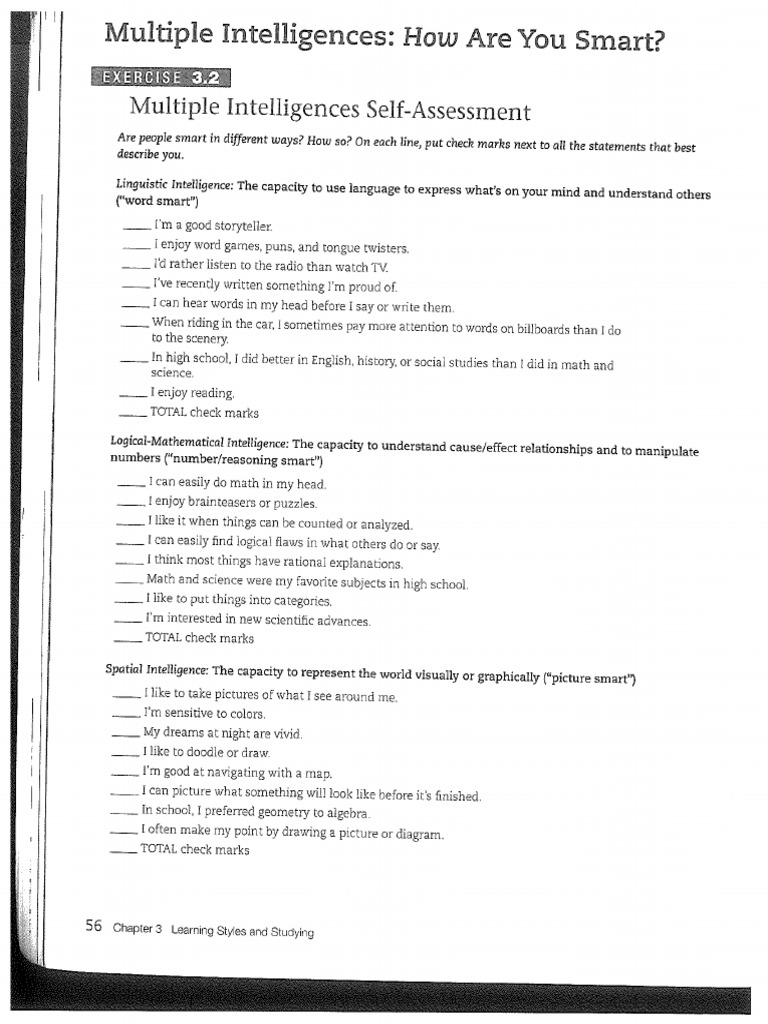 Multiple Intelligences | PDF