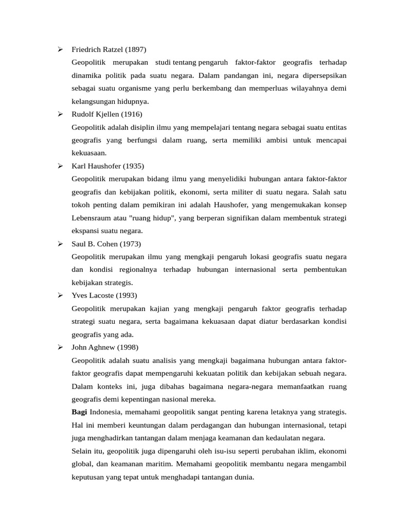 Friedrich Ratzel | PDF