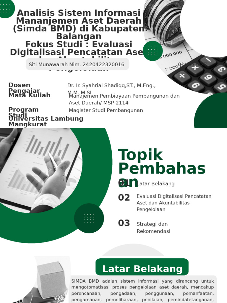 Analisis Sistem Manajemen Aset Daerah (Simda BMD) Di Kabupaten Balangan ...