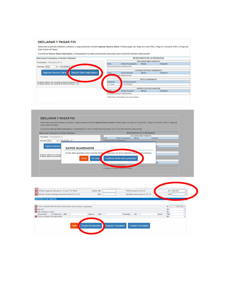 TUTORIAL PAGO F-50 | PDF