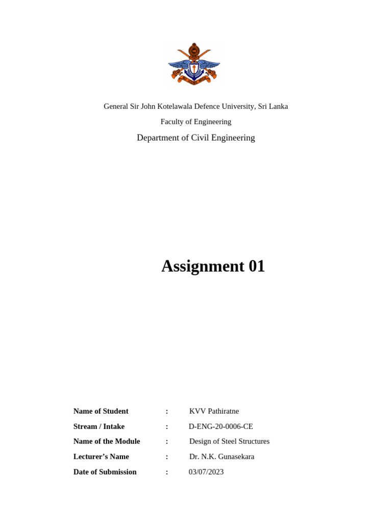 Assignment 2 Hydraulic Design (D-ENG-20-0006-CE) | PDF