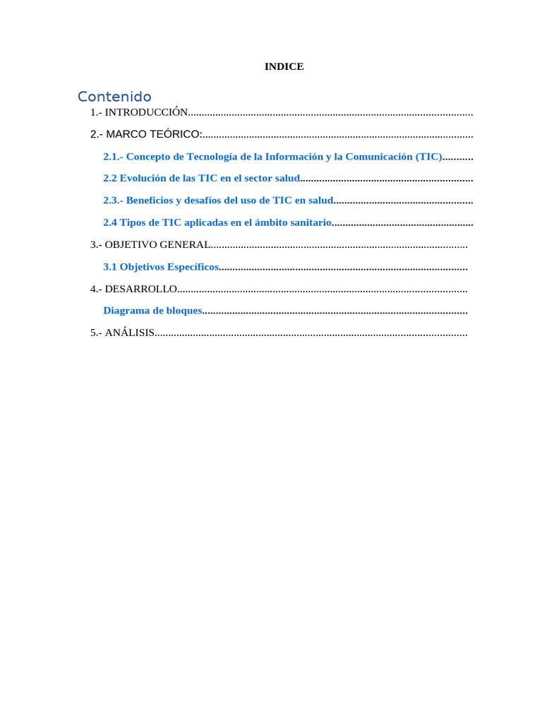 INDICE LRPD Ticcad | PDF