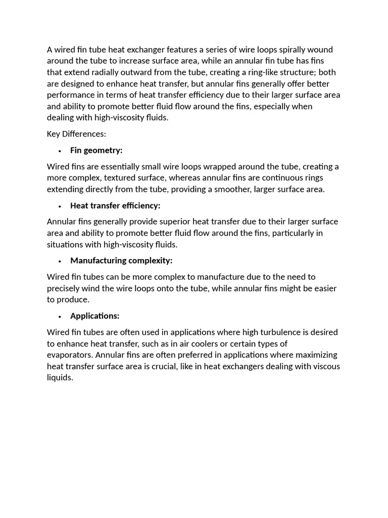 Type of Fins | PDF