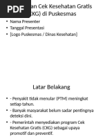 Panduan CKG Untuk Nakes-1 | PDF