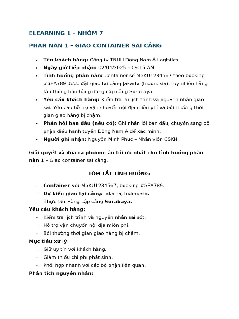 Phàn Nàn 1 - Elearning 1 | PDF