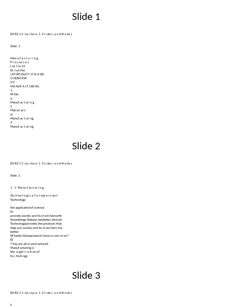 ENR212 Lecture 1 Slides | PDF | Materials | Building Materials