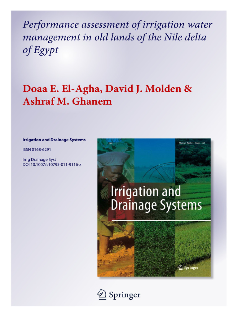 2 3 Irrigation and Drainage Systems | PDF | Evapotranspiration | Irrigation